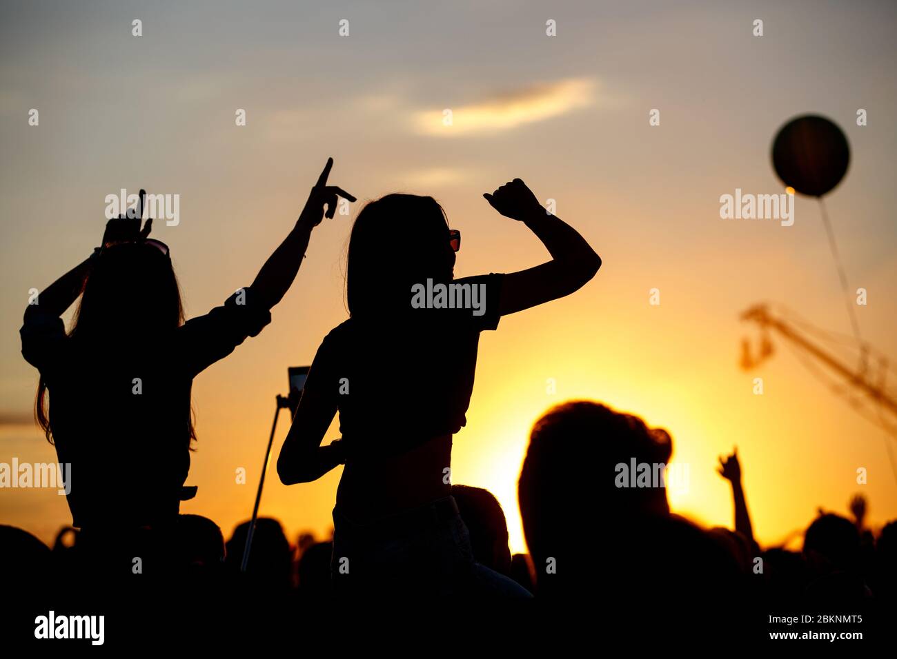 Summer festival background dj crowd hi-res stock photography and images ...