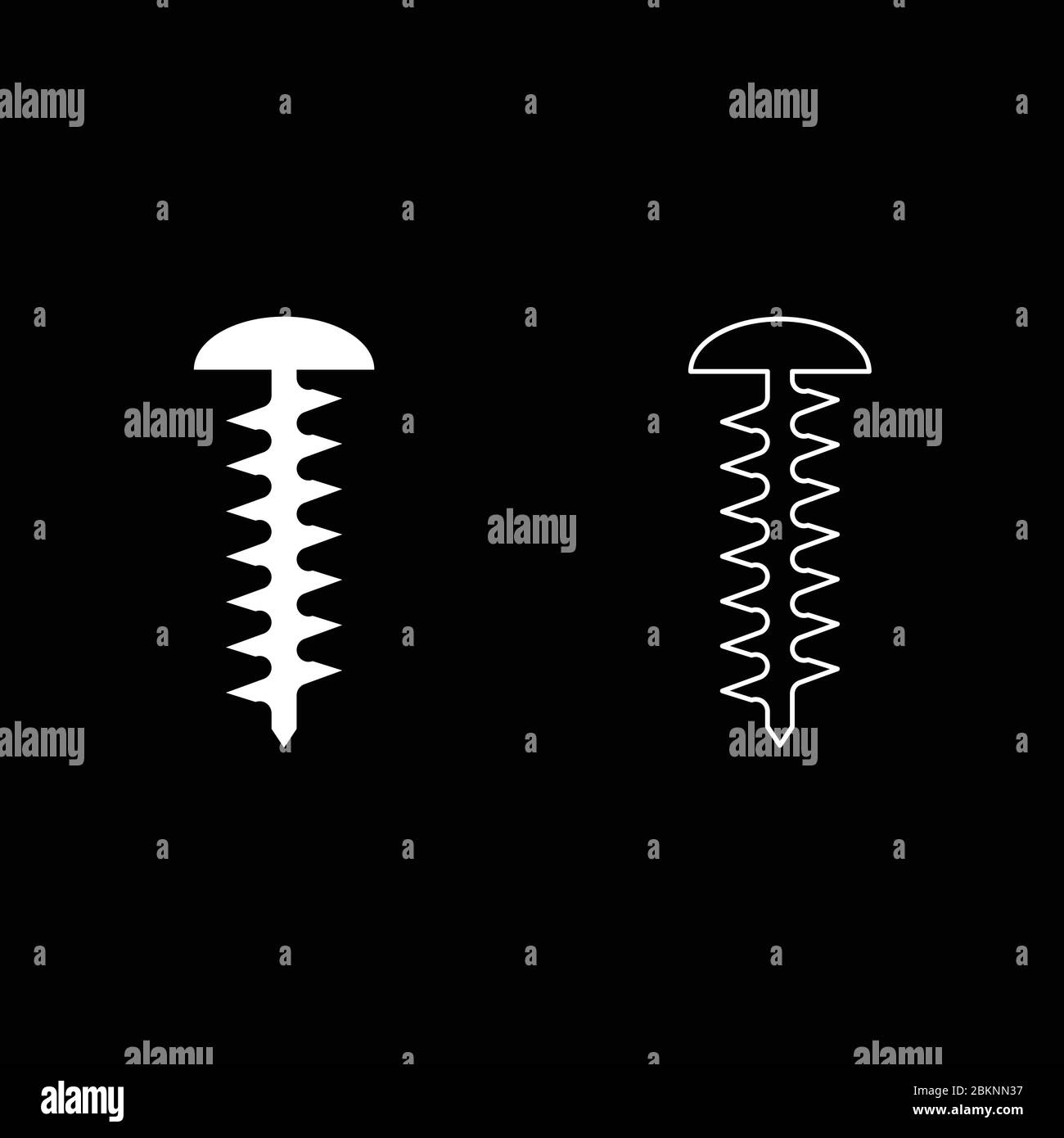 Simple round headed style Stock Vector Images - Alamy