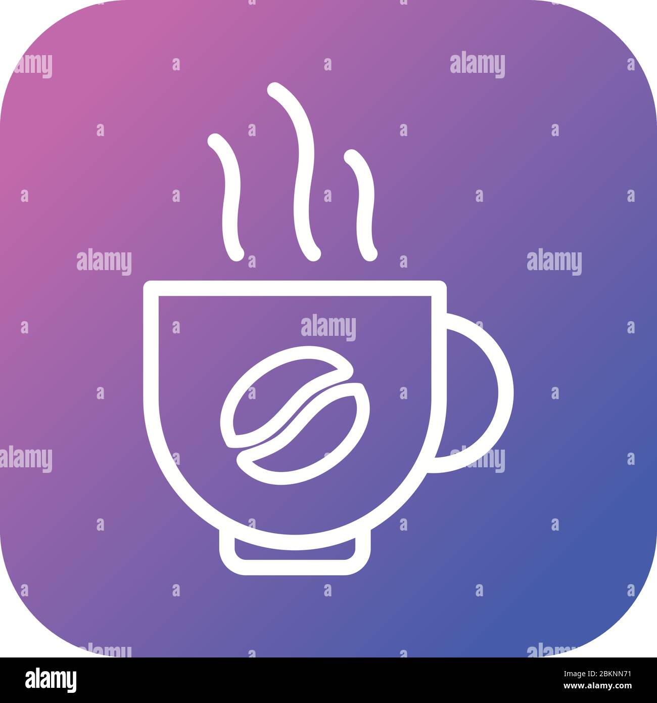 Beautiful Cup of tea vector line icon Stock Vector Image & Art - Alamy