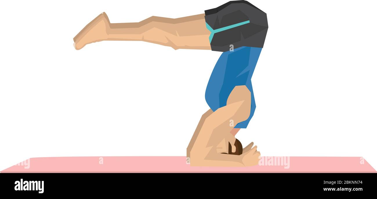 Staff pose Stock Vector Images - Alamy