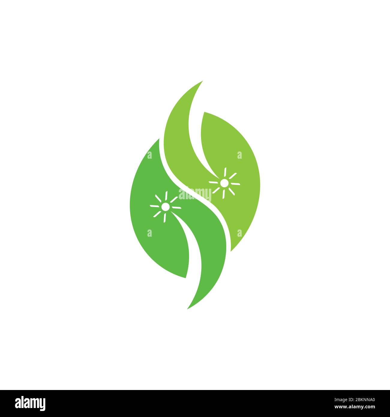 motion sun green leaf natural symbol vector Stock Vector Image & Art ...