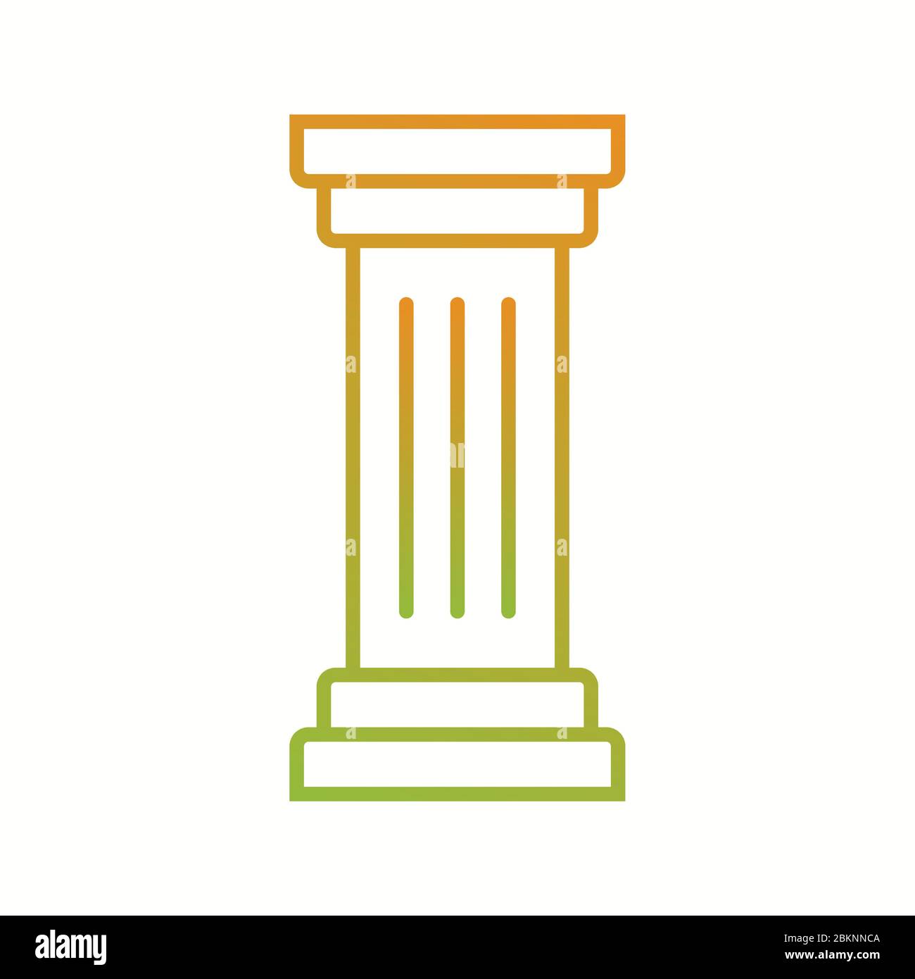 Beautiful Column Vector line icon Stock Vector Image & Art - Alamy