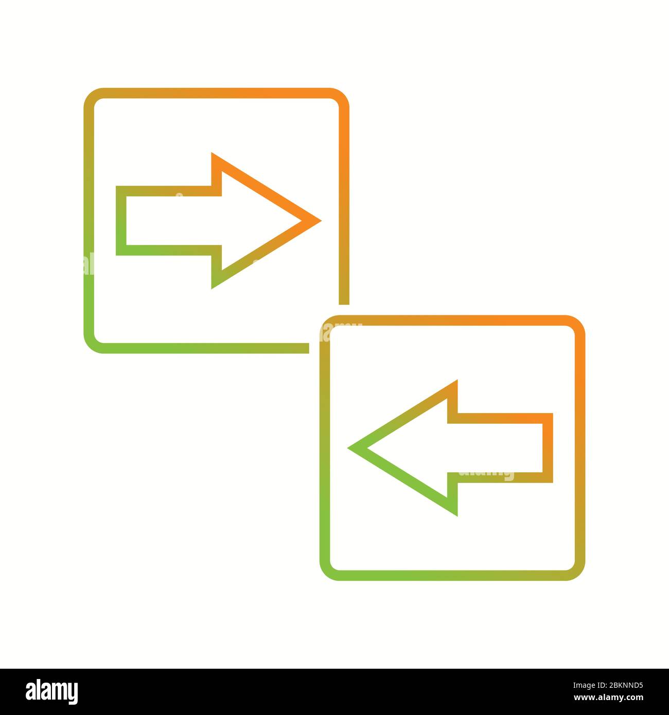 Beautiful Arrow directions vector line icon Stock Vector Image & Art ...