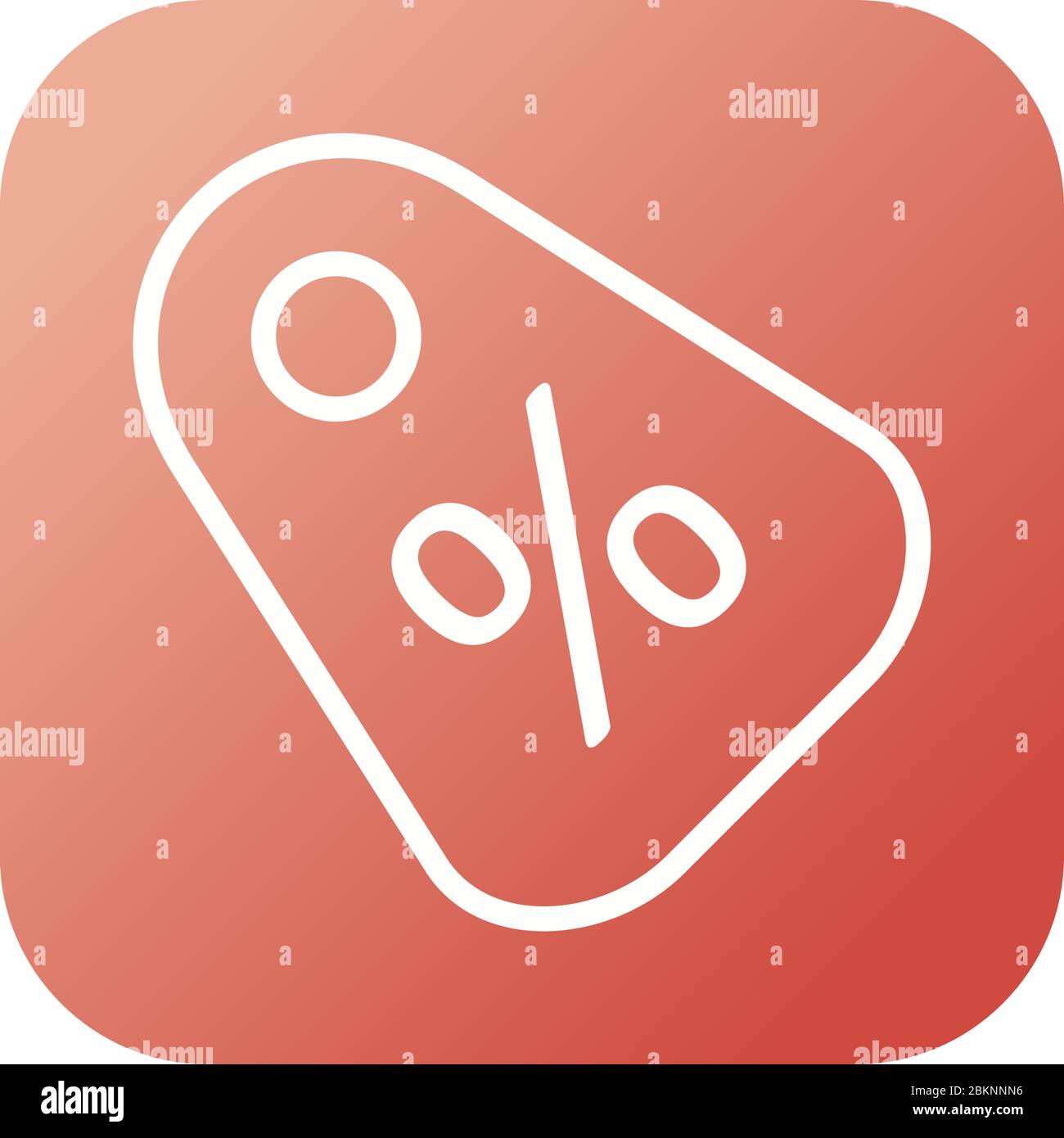 Beautiful Percentage tag vector line icon Stock Vector Image & Art - Alamy