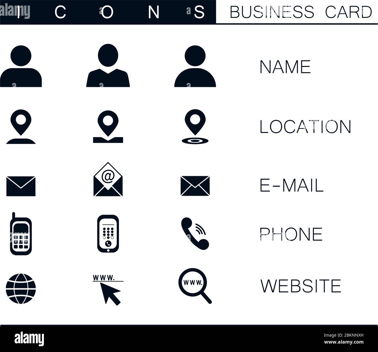 Set of modern vector business icons isolated on white background ...