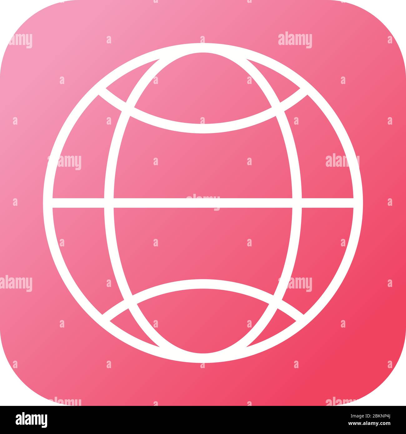 Beautiful World vector line icon Stock Vector Image & Art - Alamy