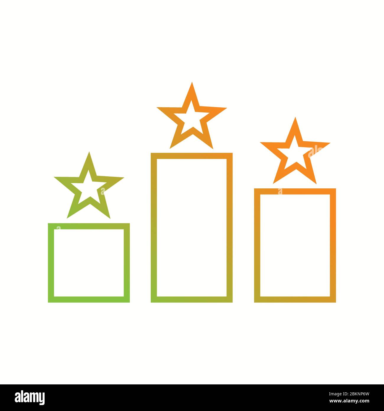 Beautiful Stars ranking vector line icon Stock Vector Image & Art - Alamy