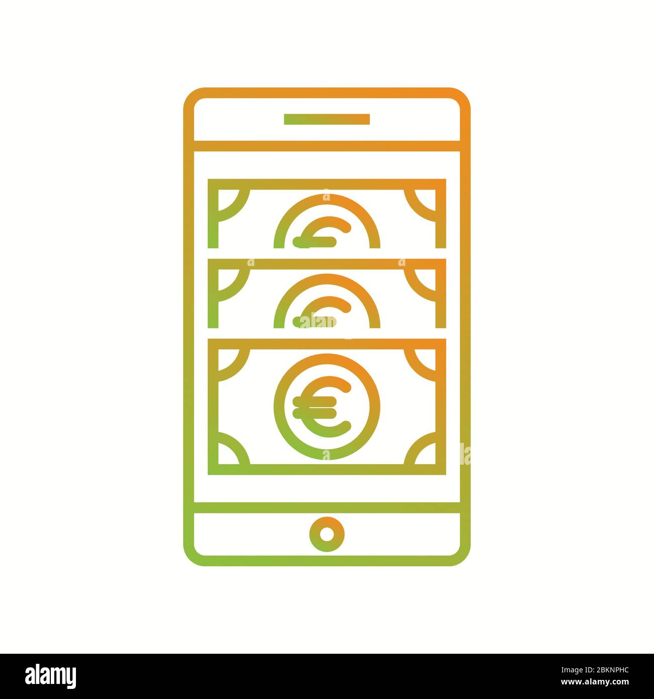 Beautiful Online transaction vector line icon Stock Vector Image & Art ...