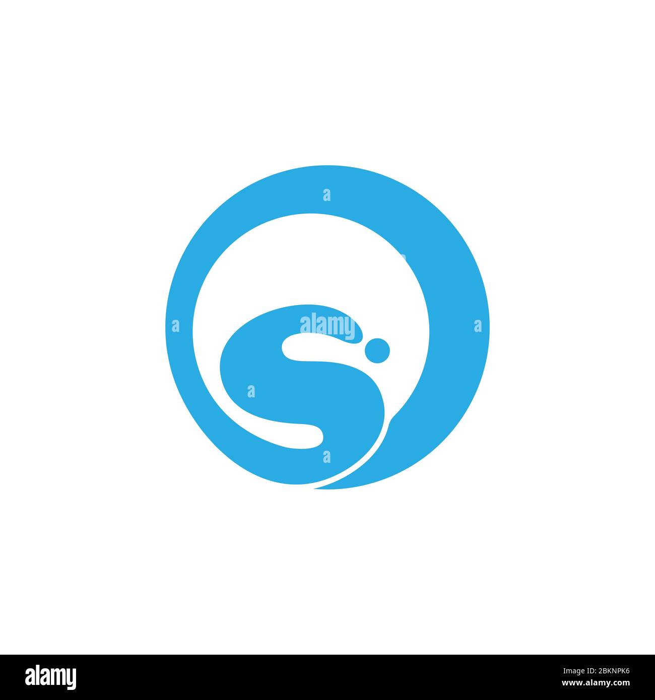 's' flow circle logo Stock Vector Images - Alamy