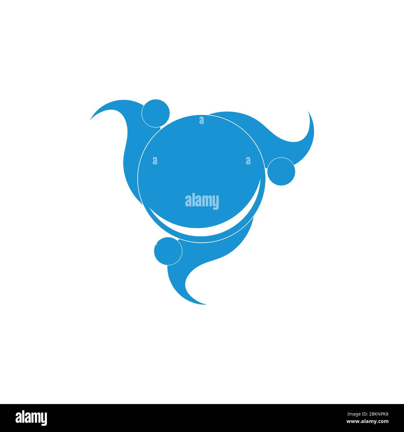 human circle rotation global concept logo vector Stock Vector Image ...