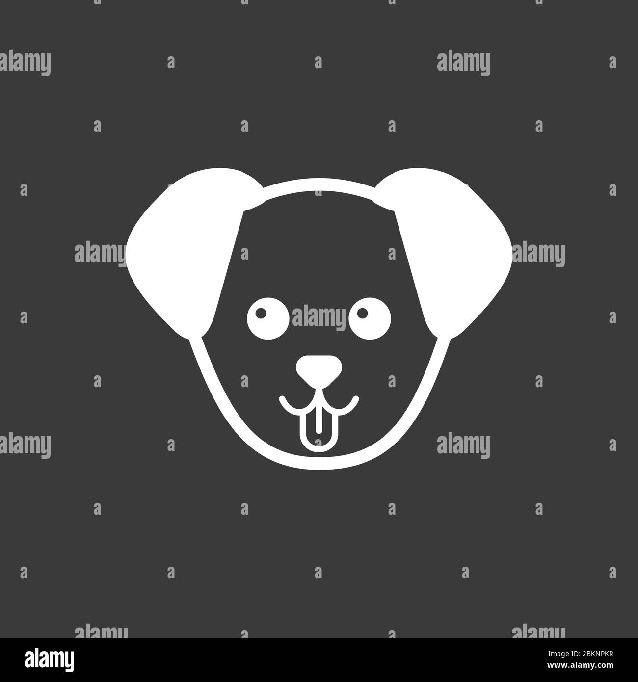 Puppy icon. Dog symbol. Vector element for your design Stock Vector ...