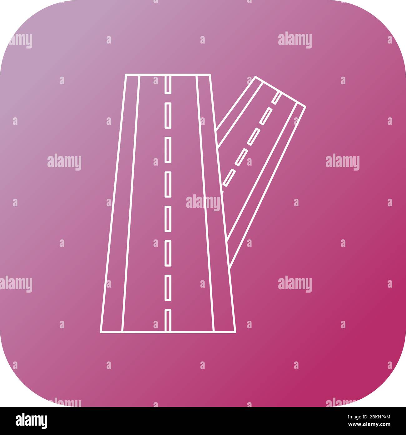Link Road line icon Stock Vector Image & Art - Alamy