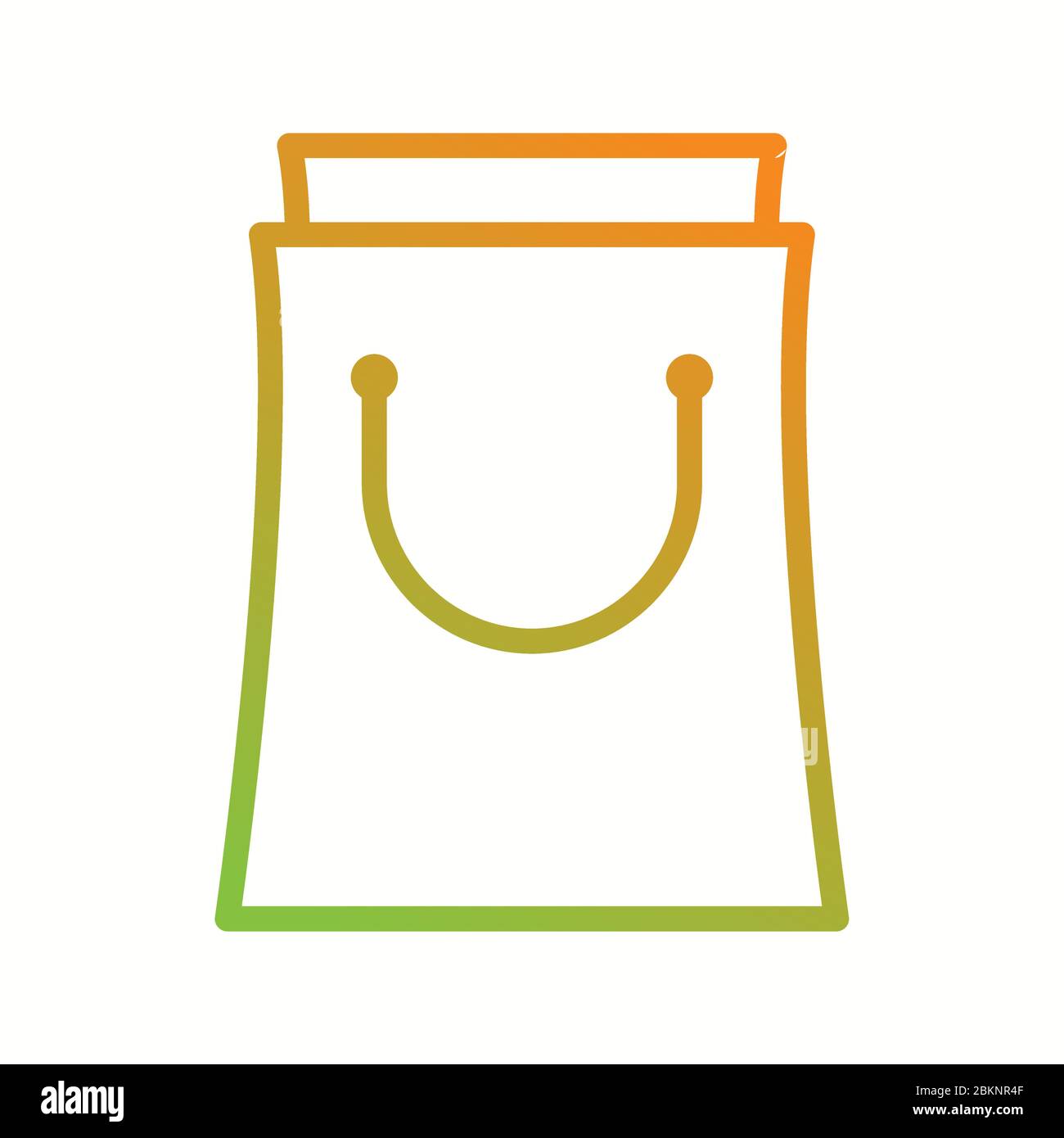 Beautiful Shopping bag vector line icon Stock Vector Image & Art - Alamy