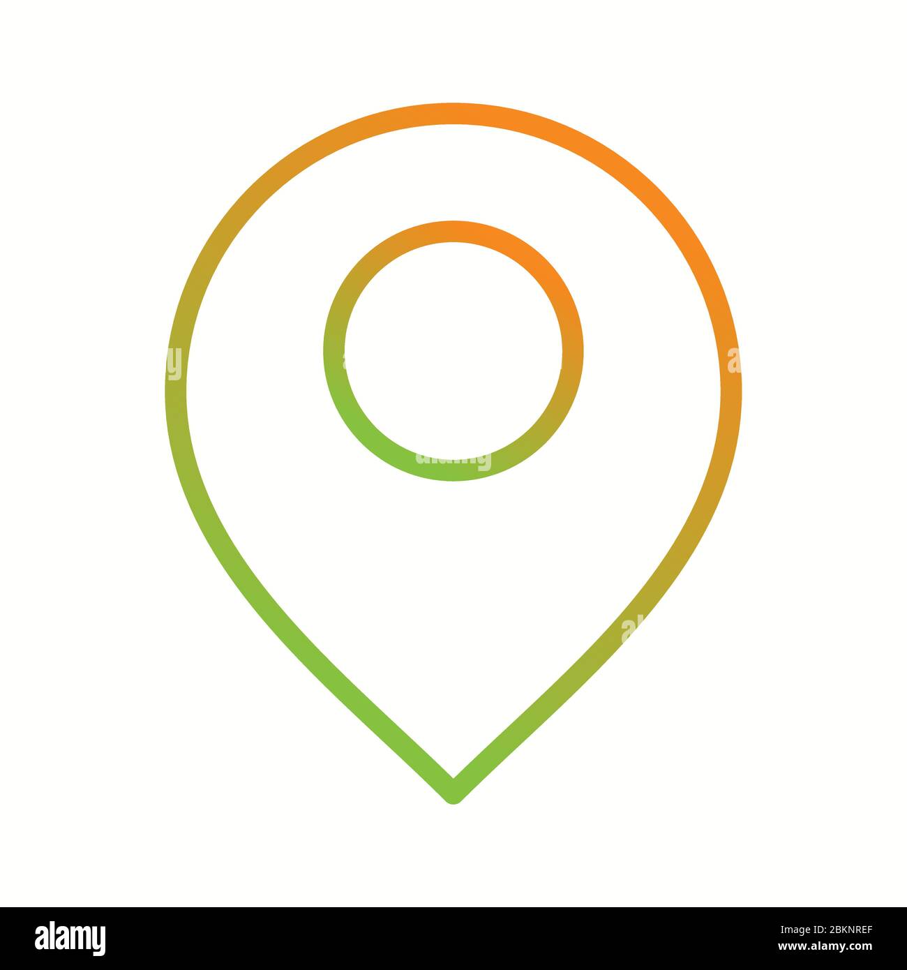 Beautiful Location vector line icon Stock Vector Image & Art - Alamy