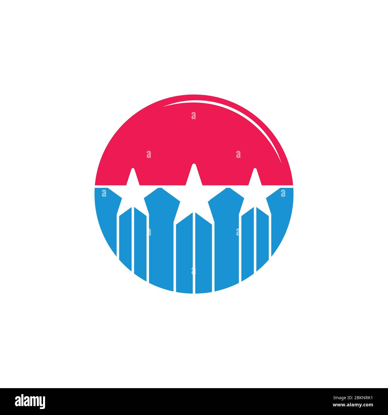 Circle of stars logo hi-res stock photography and images - Alamy