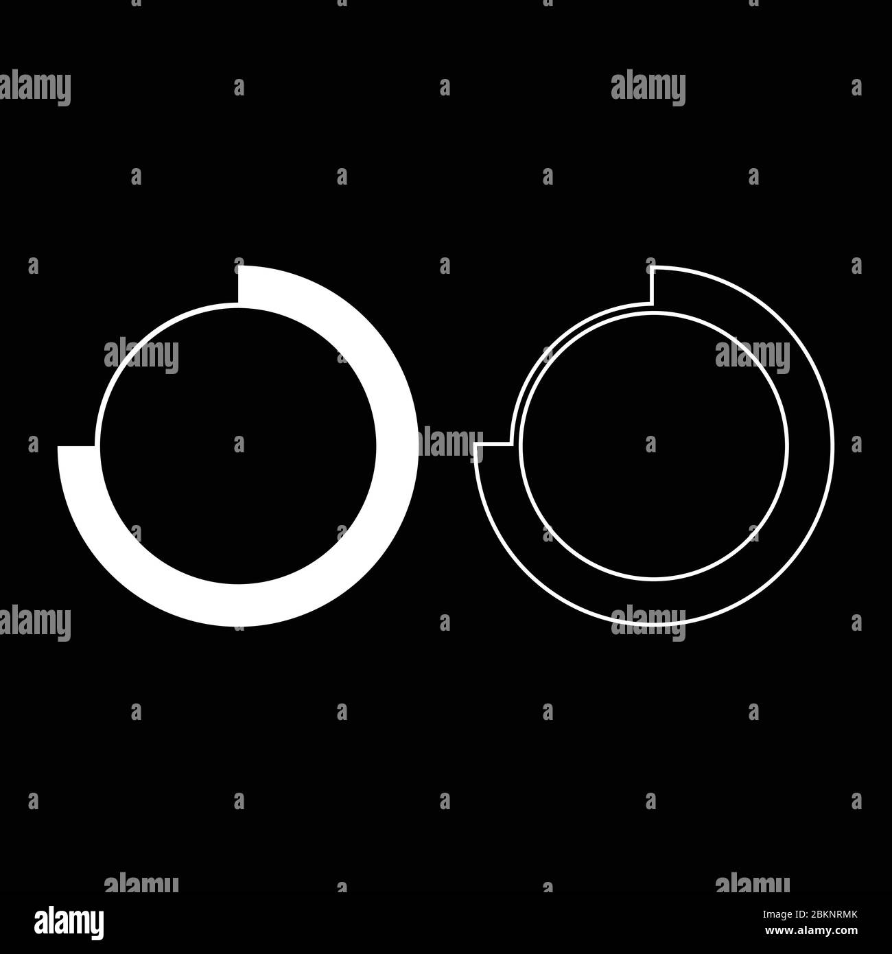 Techno Circle Modern Infographic Concept Abstract creative futuristic ...
