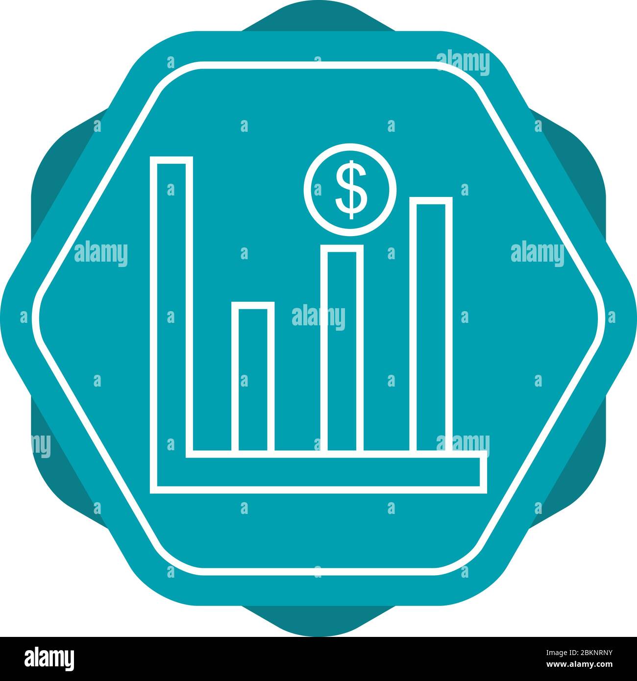 Beautiful Business chart Vector line icon Stock Vector Image & Art - Alamy