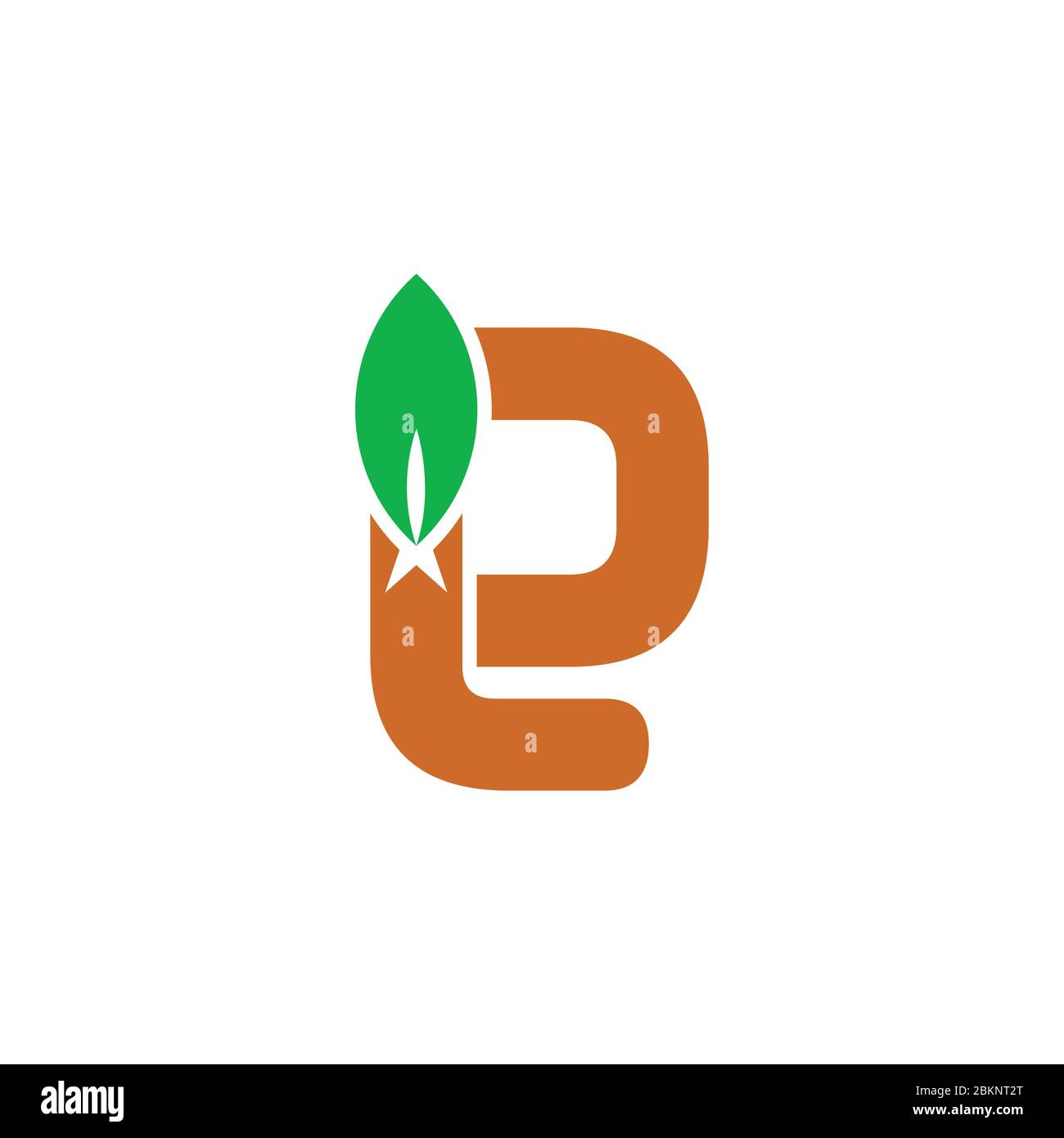 letter e simple leaf tree symbol logo vector Stock Vector Image & Art ...