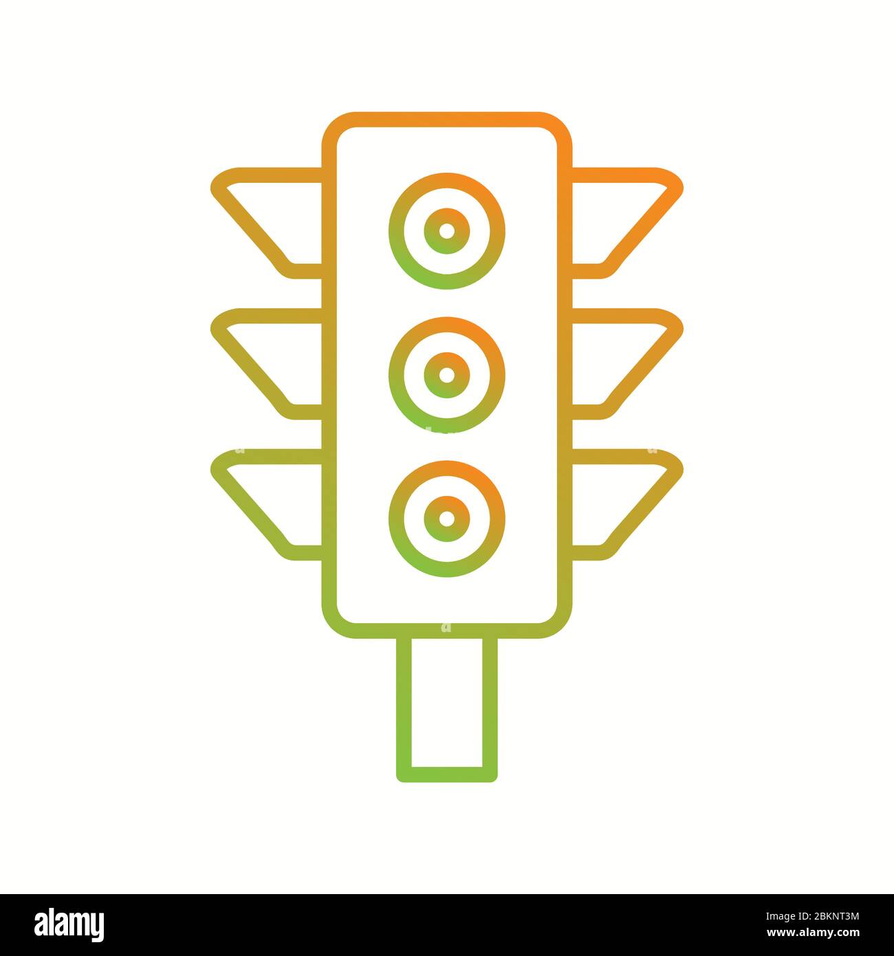 Beautiful Traffic signals Vector line icon Stock Vector Image & Art - Alamy