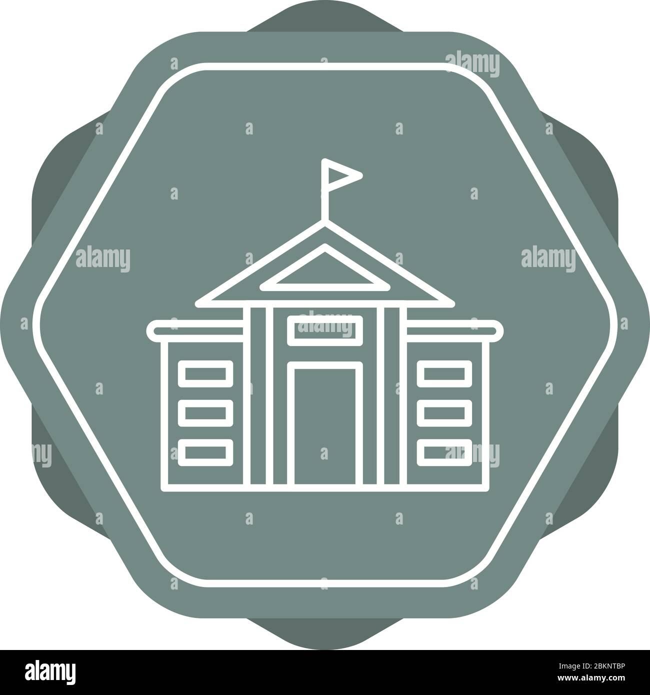 Beautiful college vector line icon Stock Vector Image & Art - Alamy