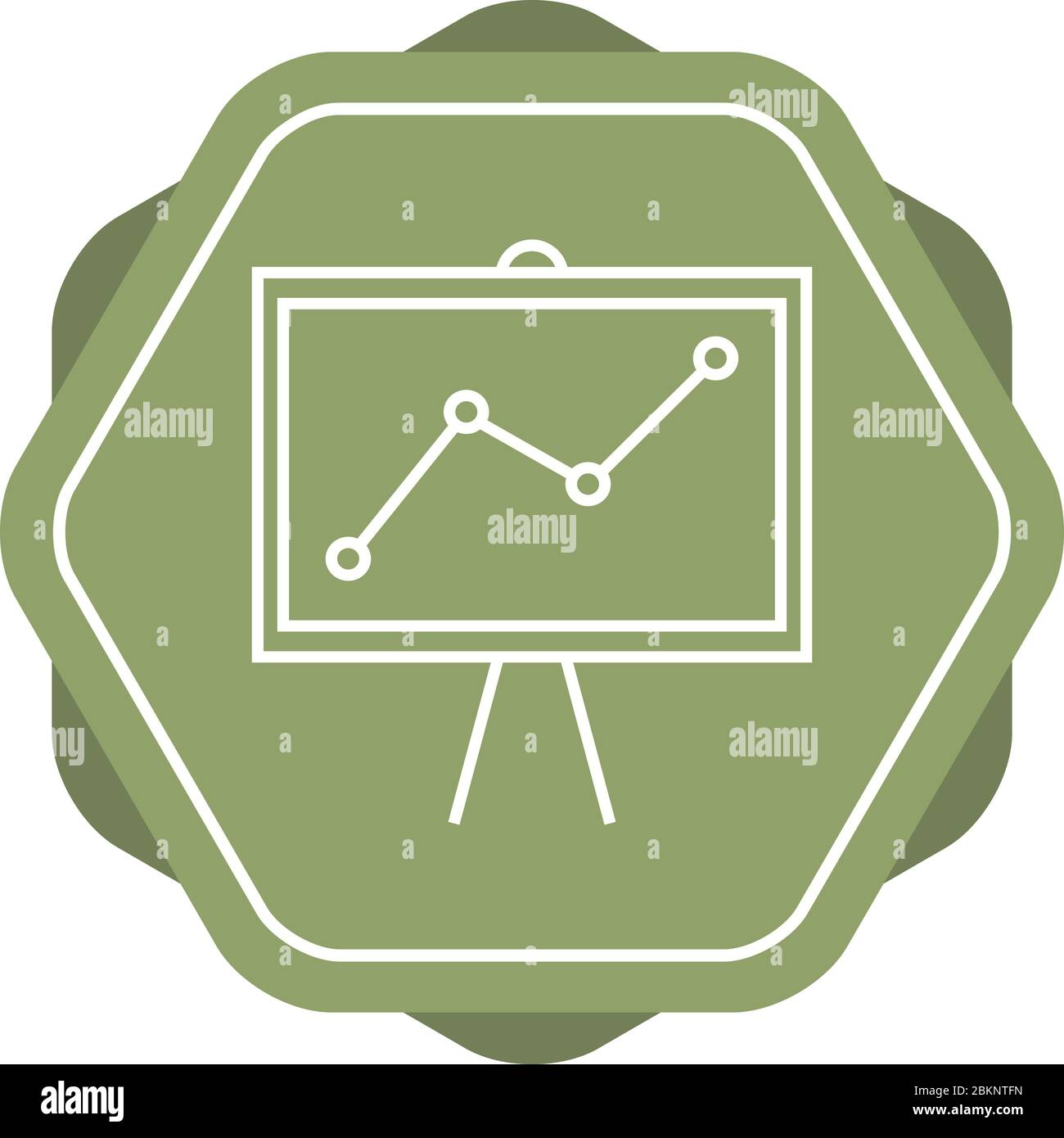 Beautiful Graph vector line icon Stock Vector Image & Art - Alamy