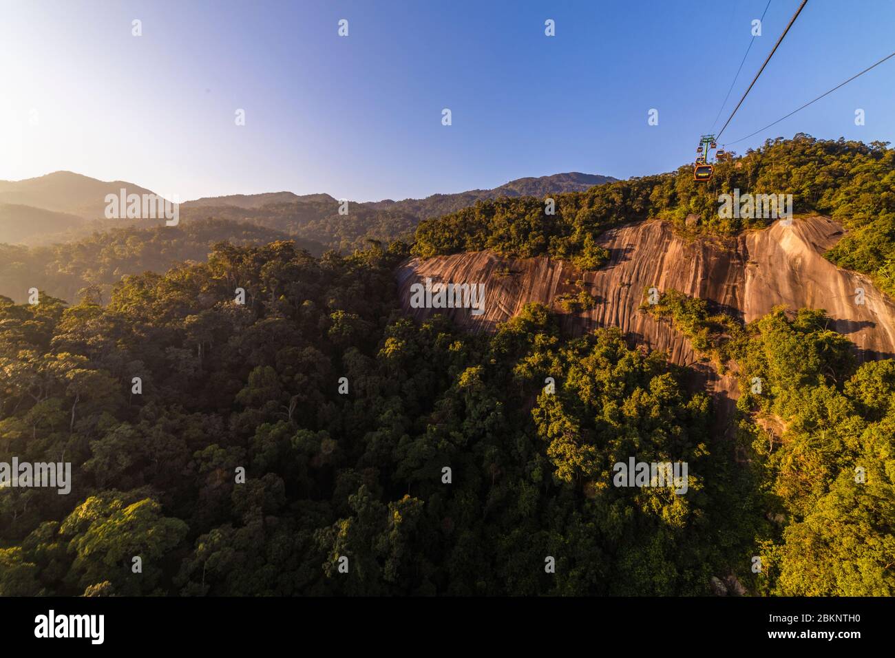 Da Nang, Vietnam - 16January 2020: Cable car to Ba Na Hills Mountain ...