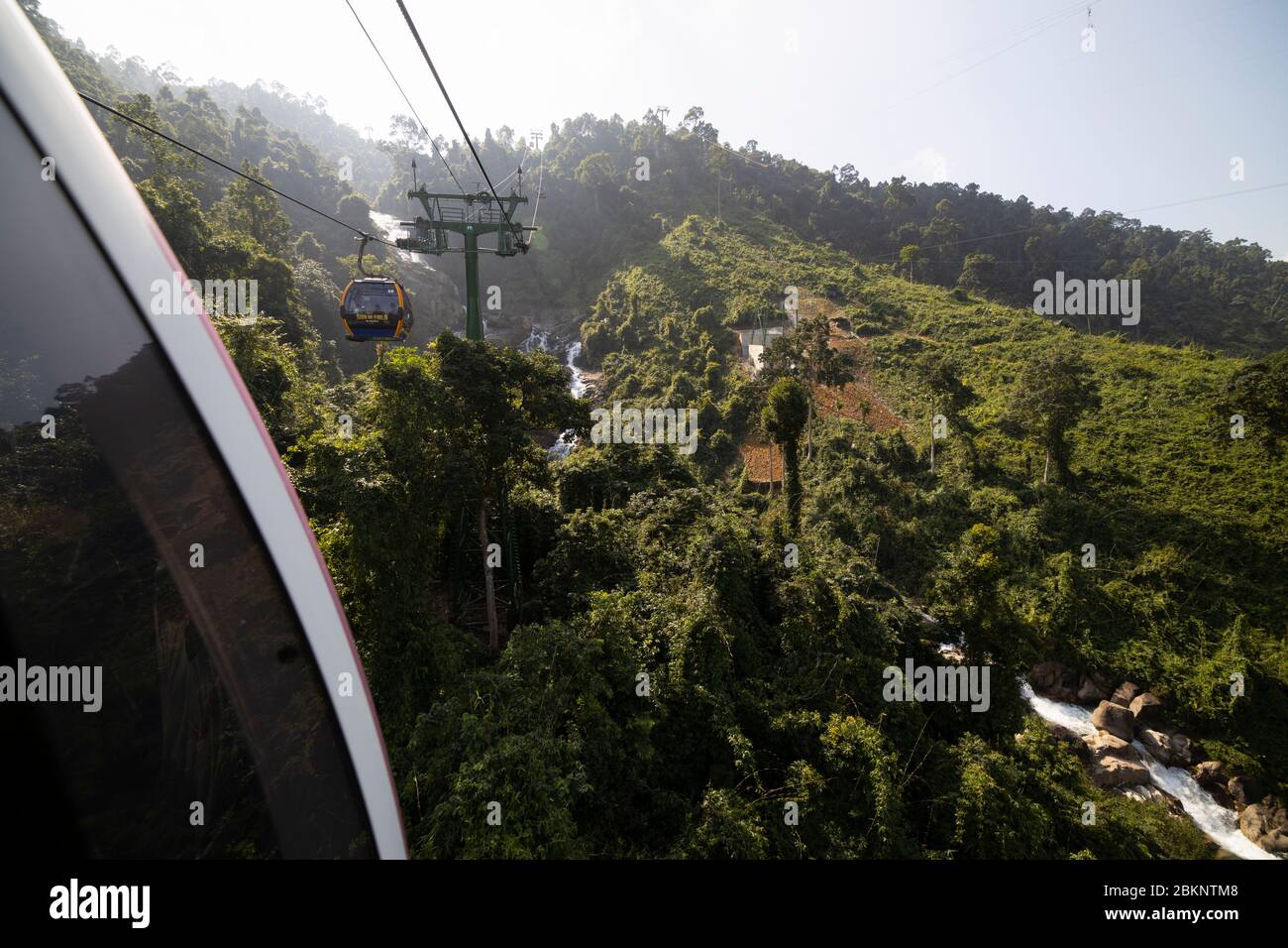 Da Nang, Vietnam - 16January 2020: Cable car to Ba Na Hills Mountain ...