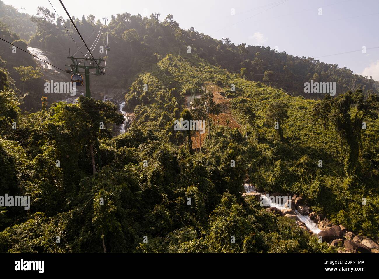 Da Nang, Vietnam - 16January 2020: Cable car to Ba Na Hills Mountain ...