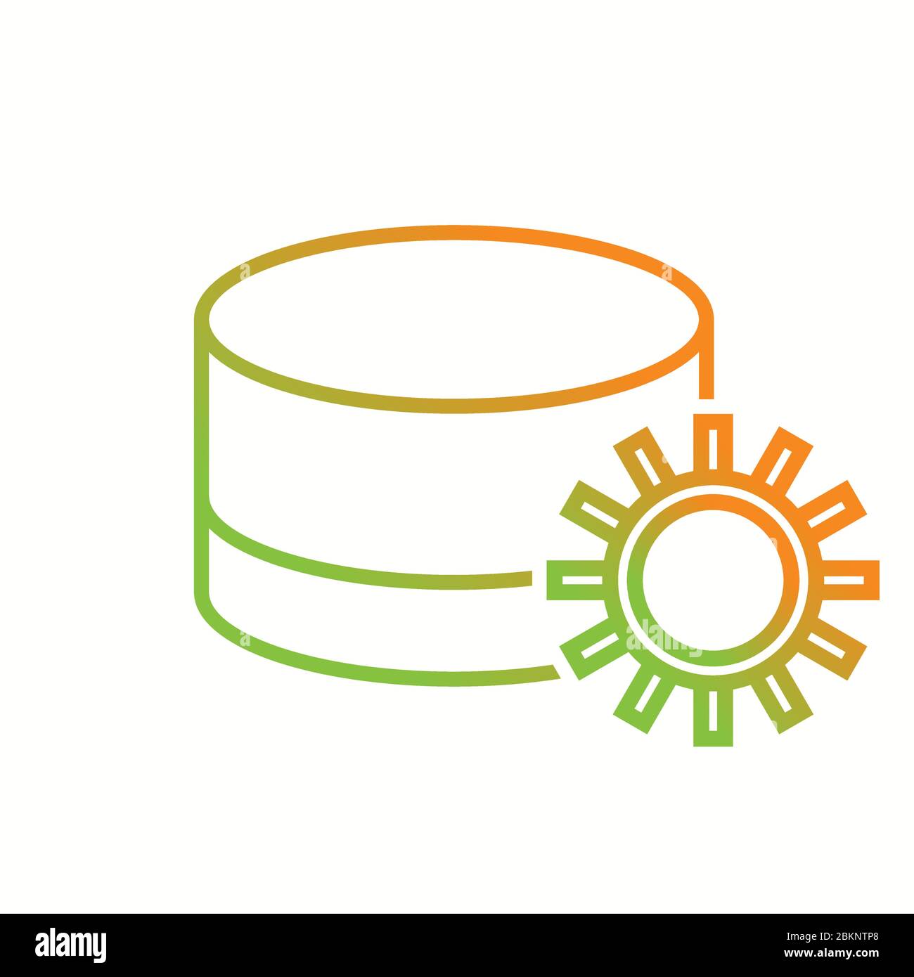 Beautiful Database management vector line icon Stock Vector Image & Art ...