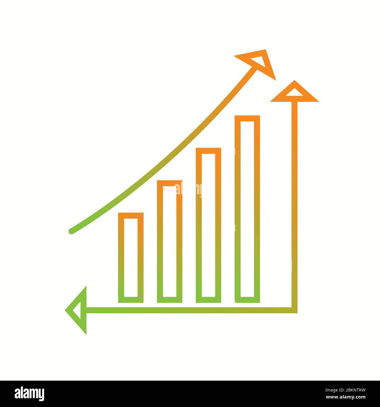 Beautiful Ascending bar vector line icon Stock Vector Image & Art - Alamy