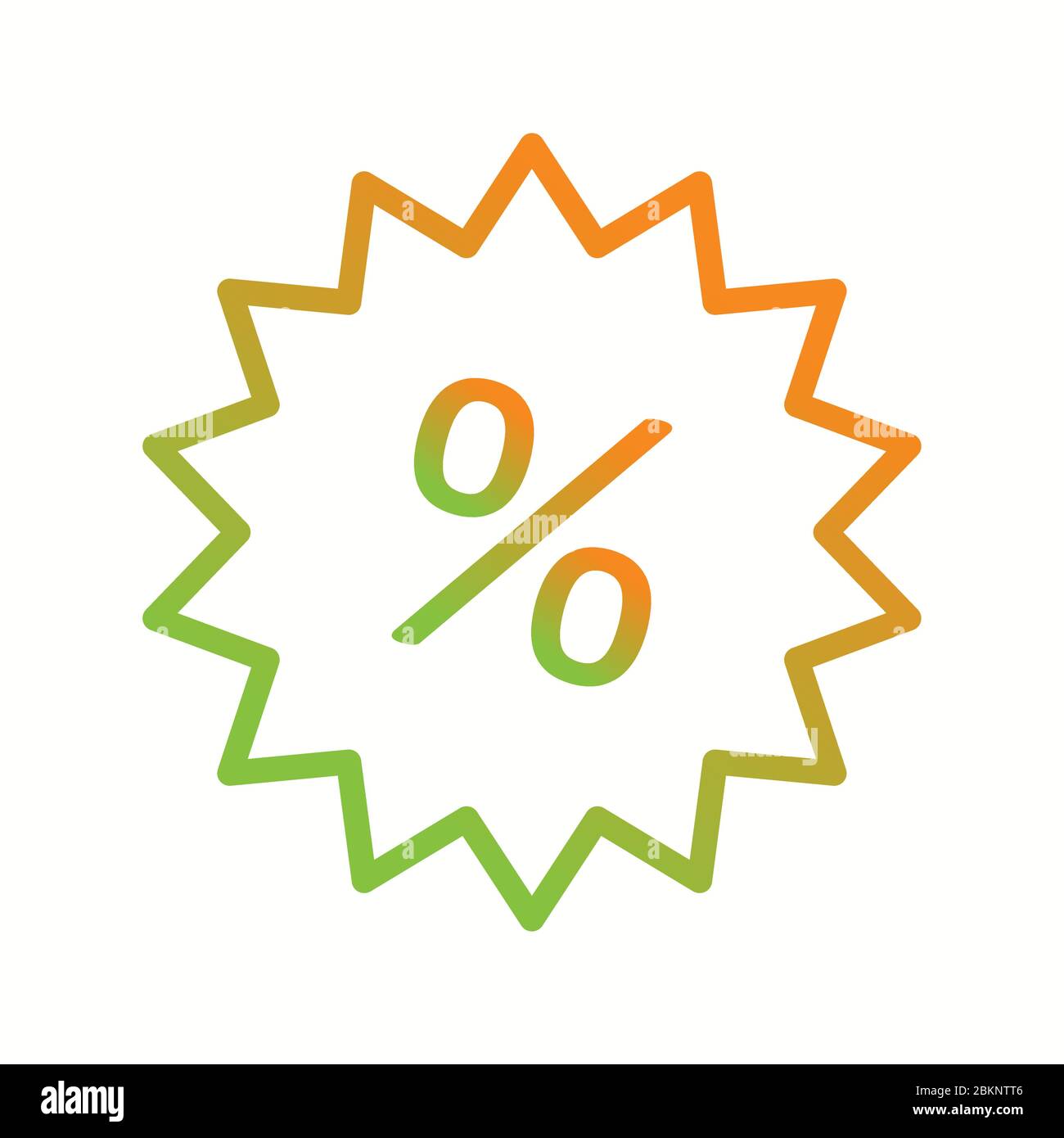 Beautiful Percentage tag vector line icon Stock Vector Image & Art - Alamy