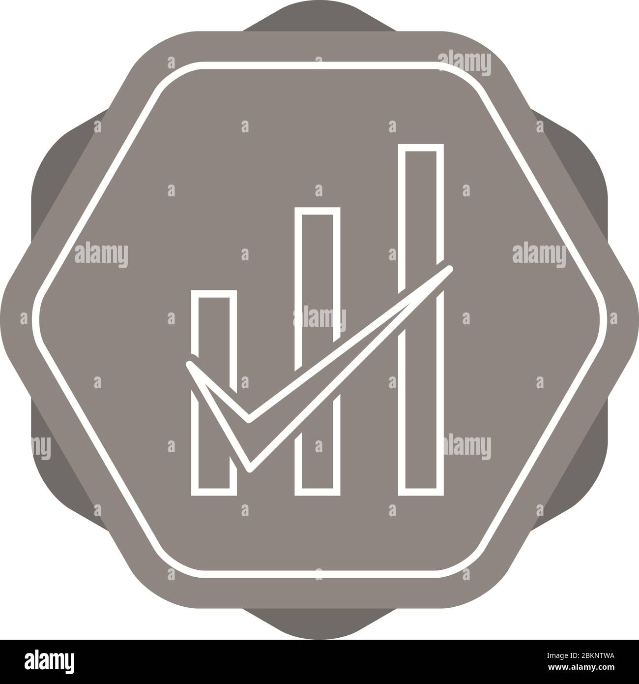 Checked bar graph Stock Vector Images - Alamy