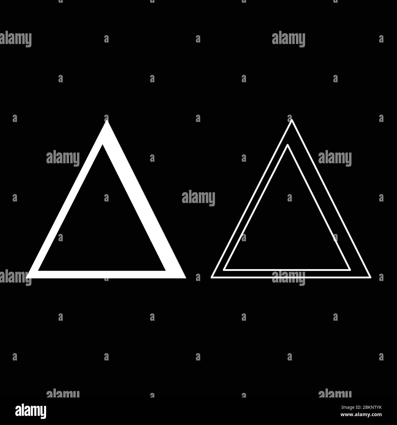 Delta greek symbol capital letter uppercase font icon outline set white ...