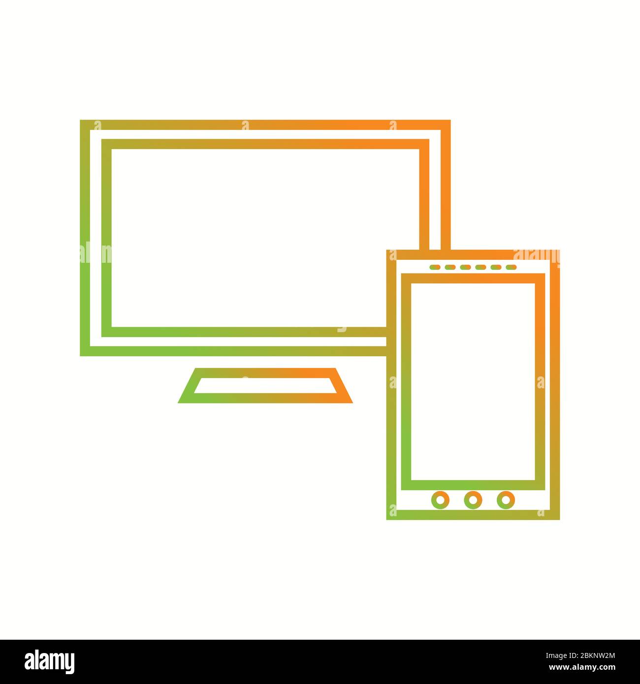 Beautiful Screens vector line icon Stock Vector Image & Art - Alamy