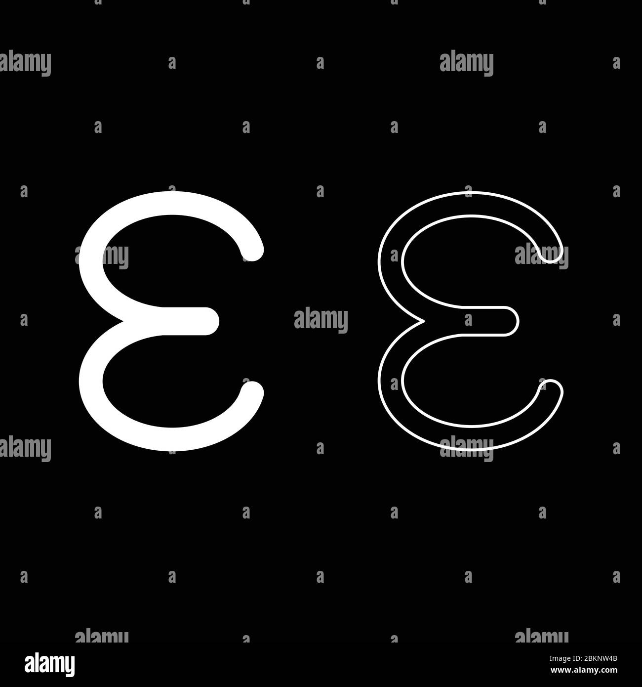 Epsilon symbol Black and White Stock Photos & Images - Alamy