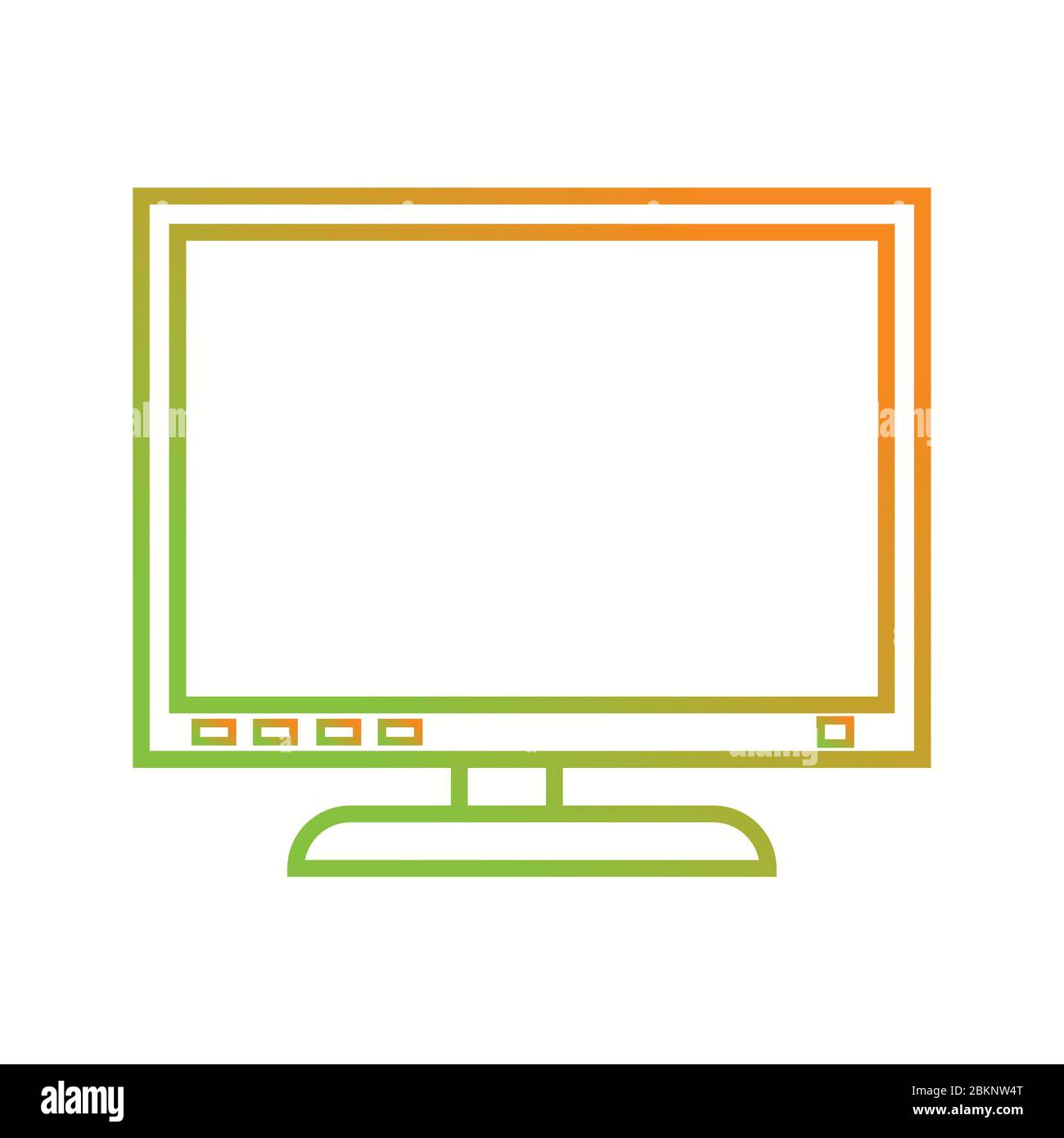 Beautiful Screen vector line icon Stock Vector Image & Art - Alamy