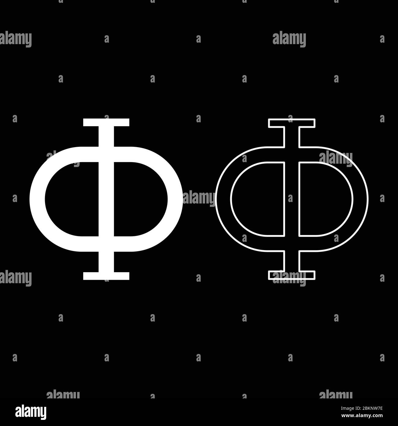 Greek letter phi hi-res stock photography and images - Alamy