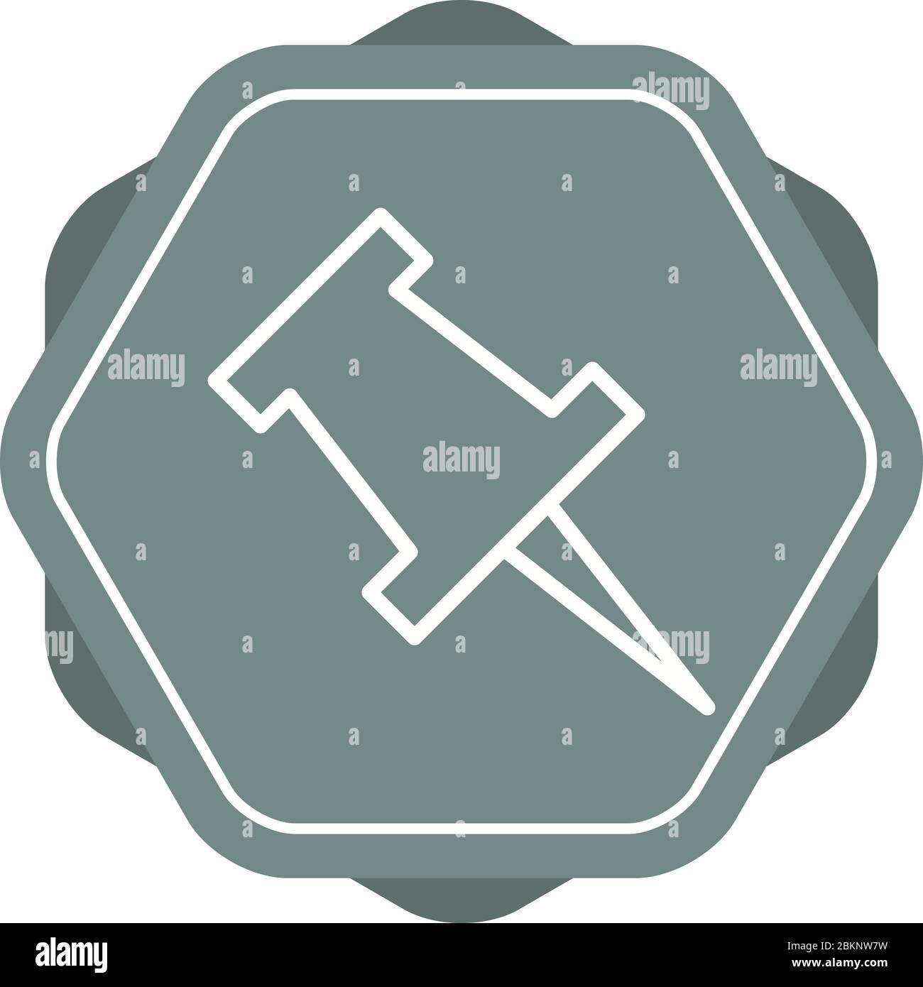 Beautiful Pointer vector line icon Stock Vector Image & Art - Alamy