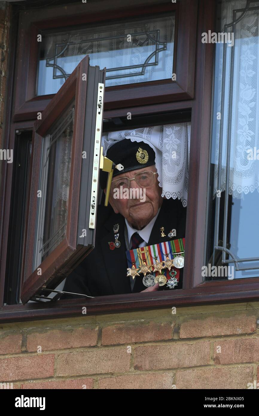 D-Day veteran Don Sheppard celebrates his 100th Birthday at his home in ...