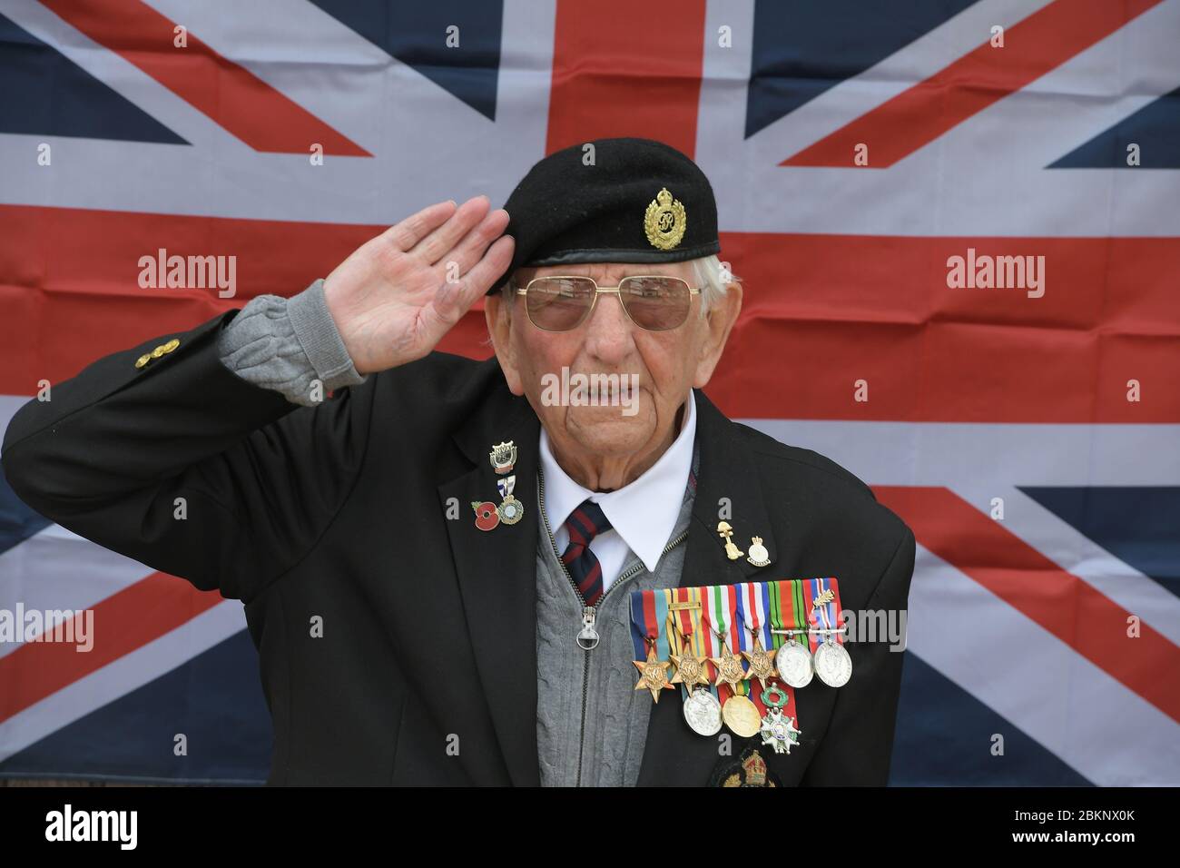 D-Day veteran Don Sheppard celebrates his 100th Birthday at his home in ...