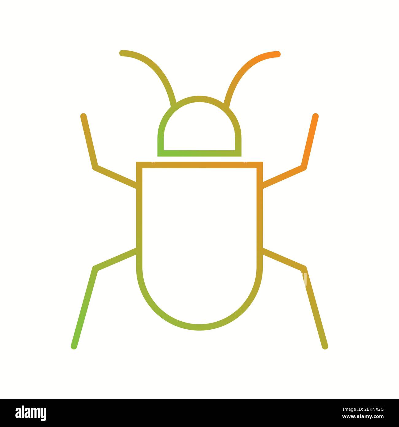 Beautiful Bug vector line icon Stock Vector Image & Art - Alamy