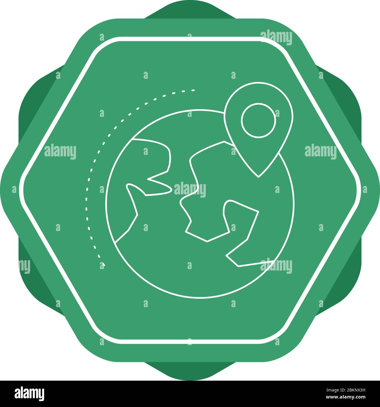 Find on Maps line icon Stock Vector Image & Art - Alamy