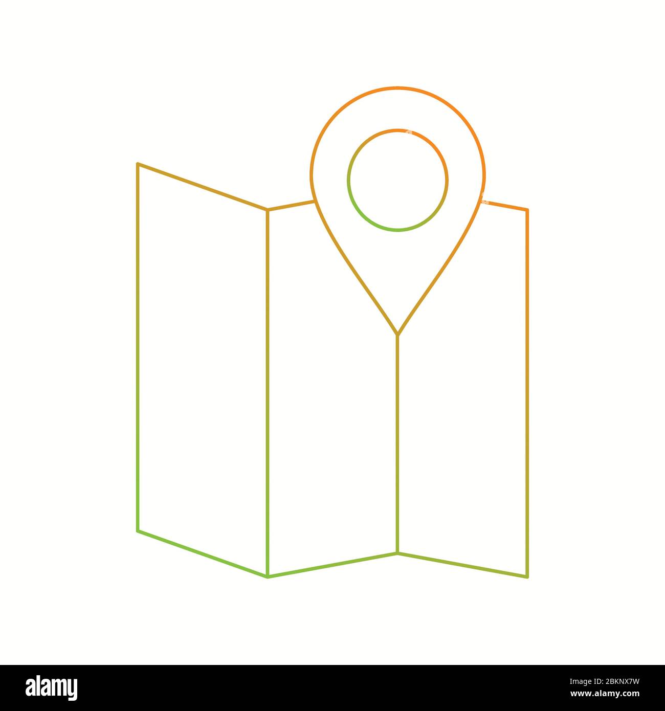 Mark on maps line icon Stock Vector Image & Art - Alamy