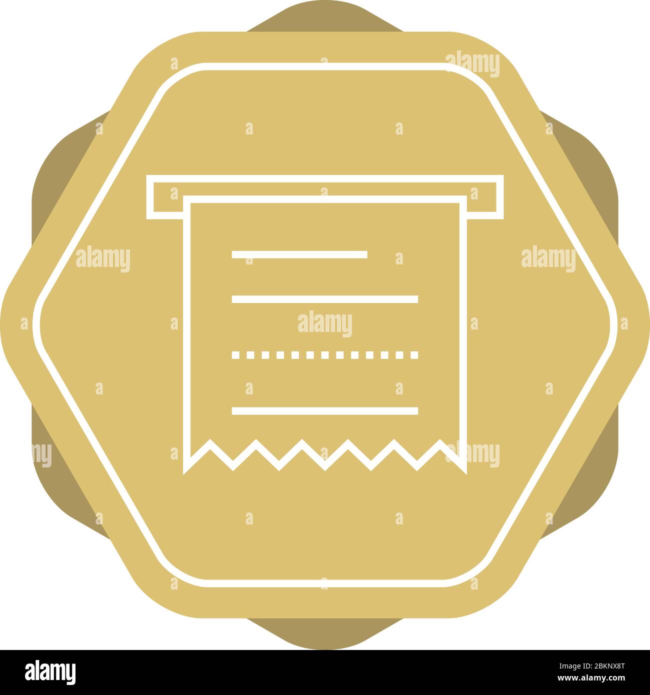 Beautiful Receipt vector line icon Stock Vector Image & Art - Alamy