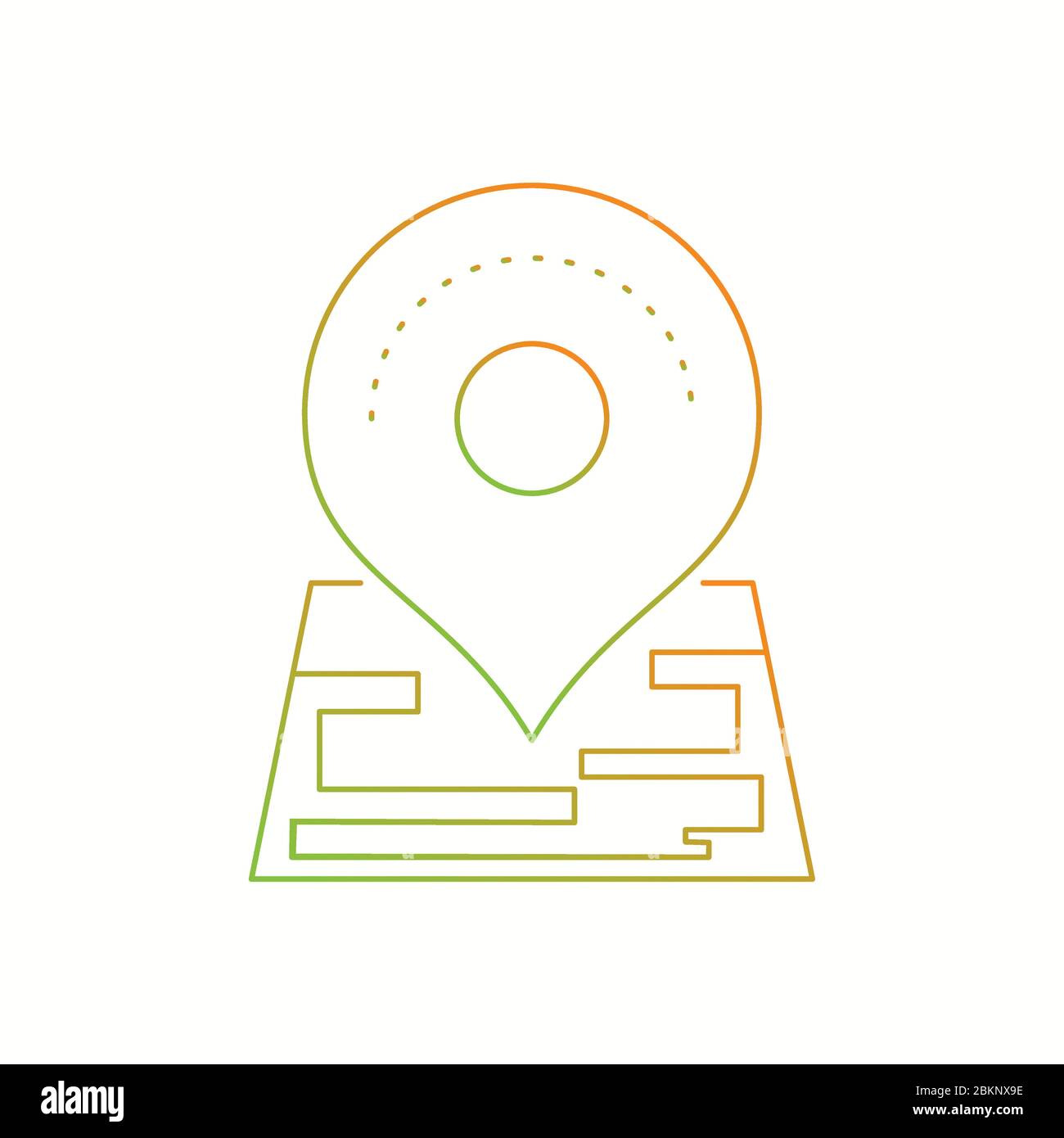 Mark places on maps Stock Vector Images - Alamy