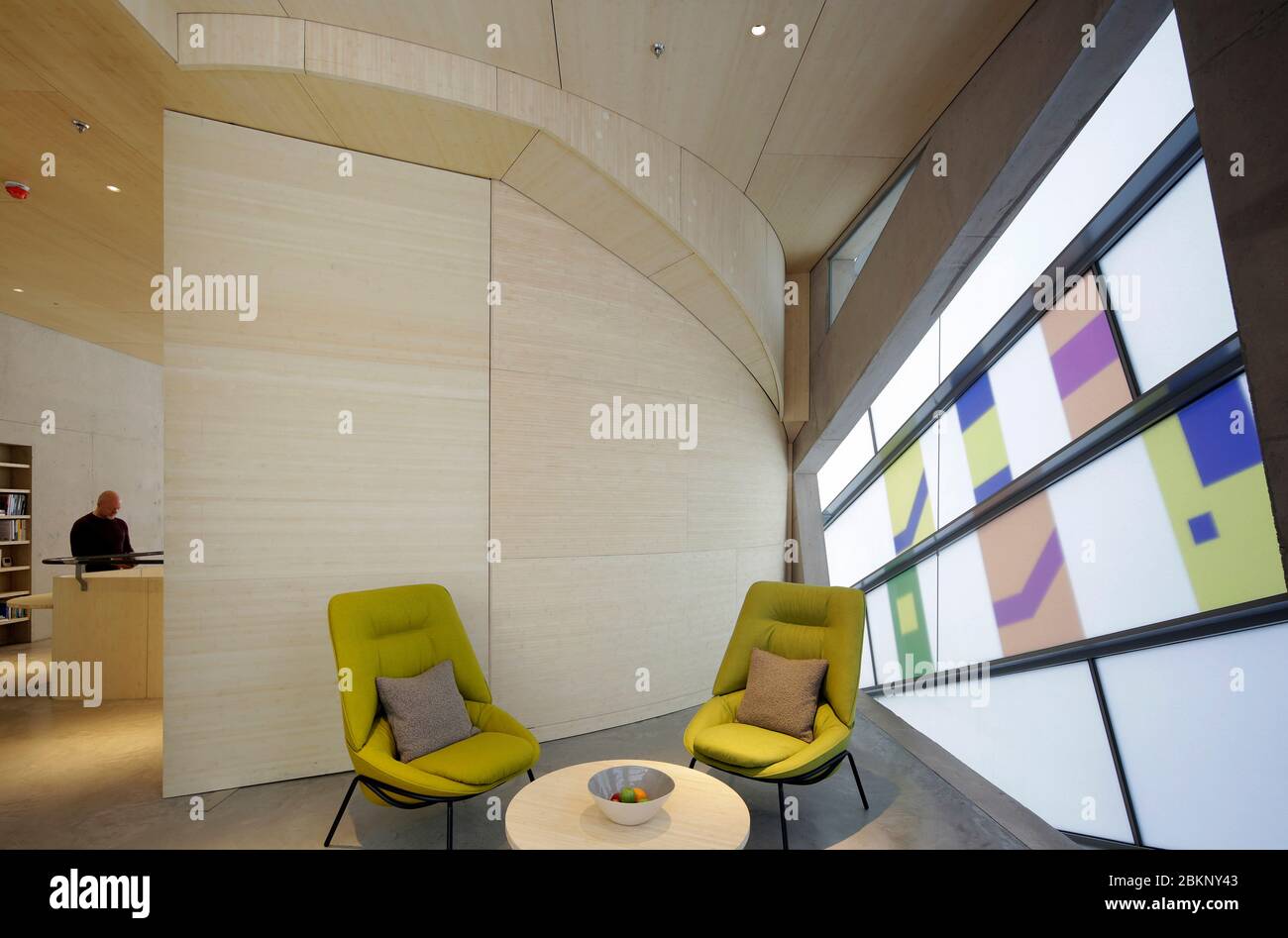 Seating alcove on first floor. Maggies Centre, St Bartholomews Hospital ...