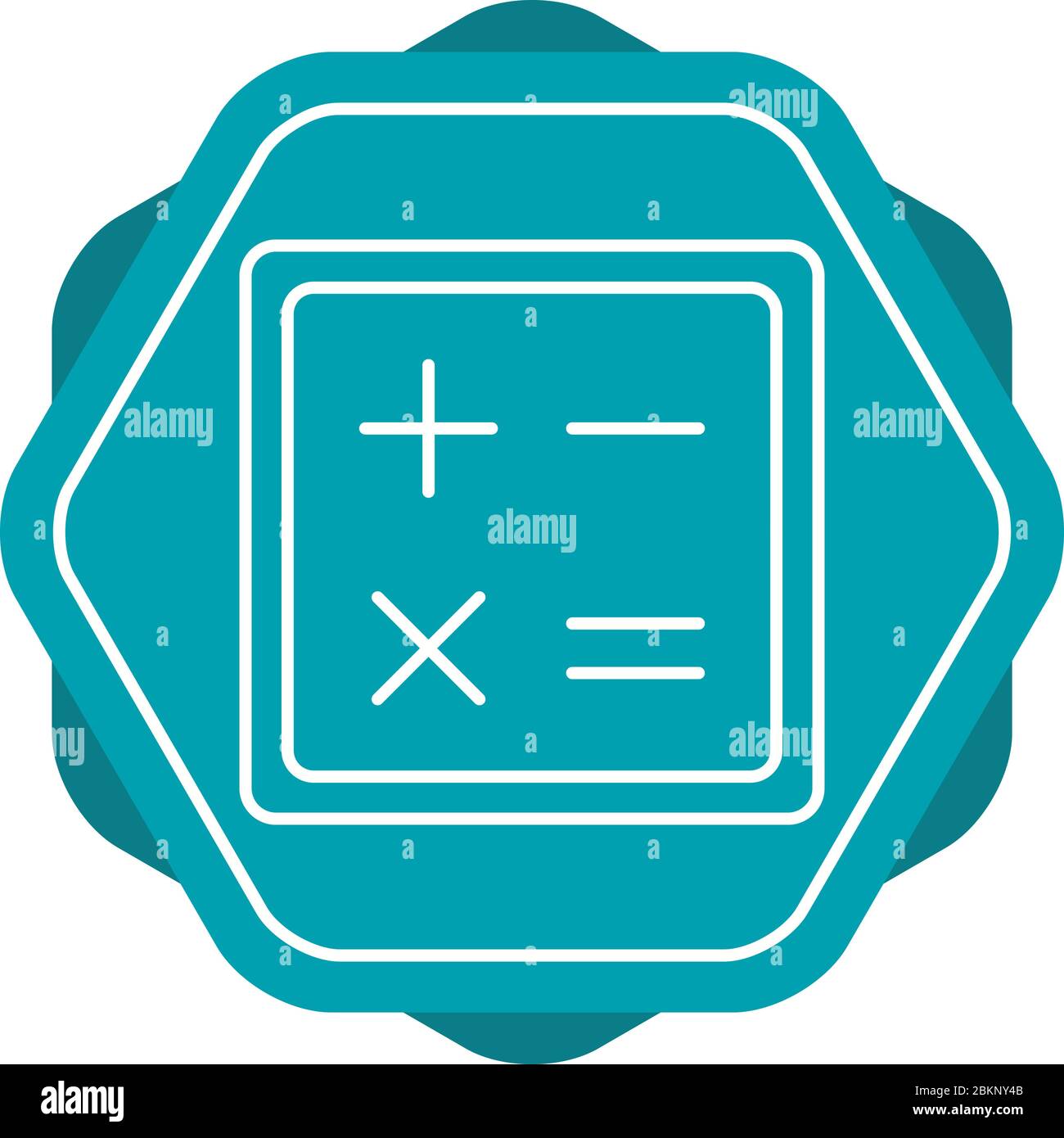 Beautiful Calculator Vector line icon Stock Vector Image & Art - Alamy