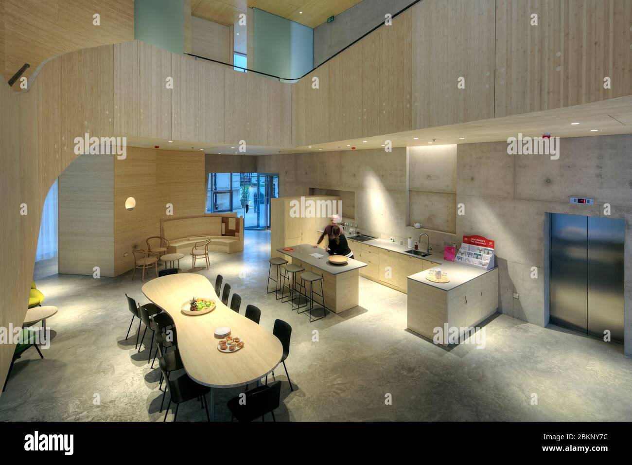 General view ground floor. Maggies Centre, St Bartholomews Hospital ...