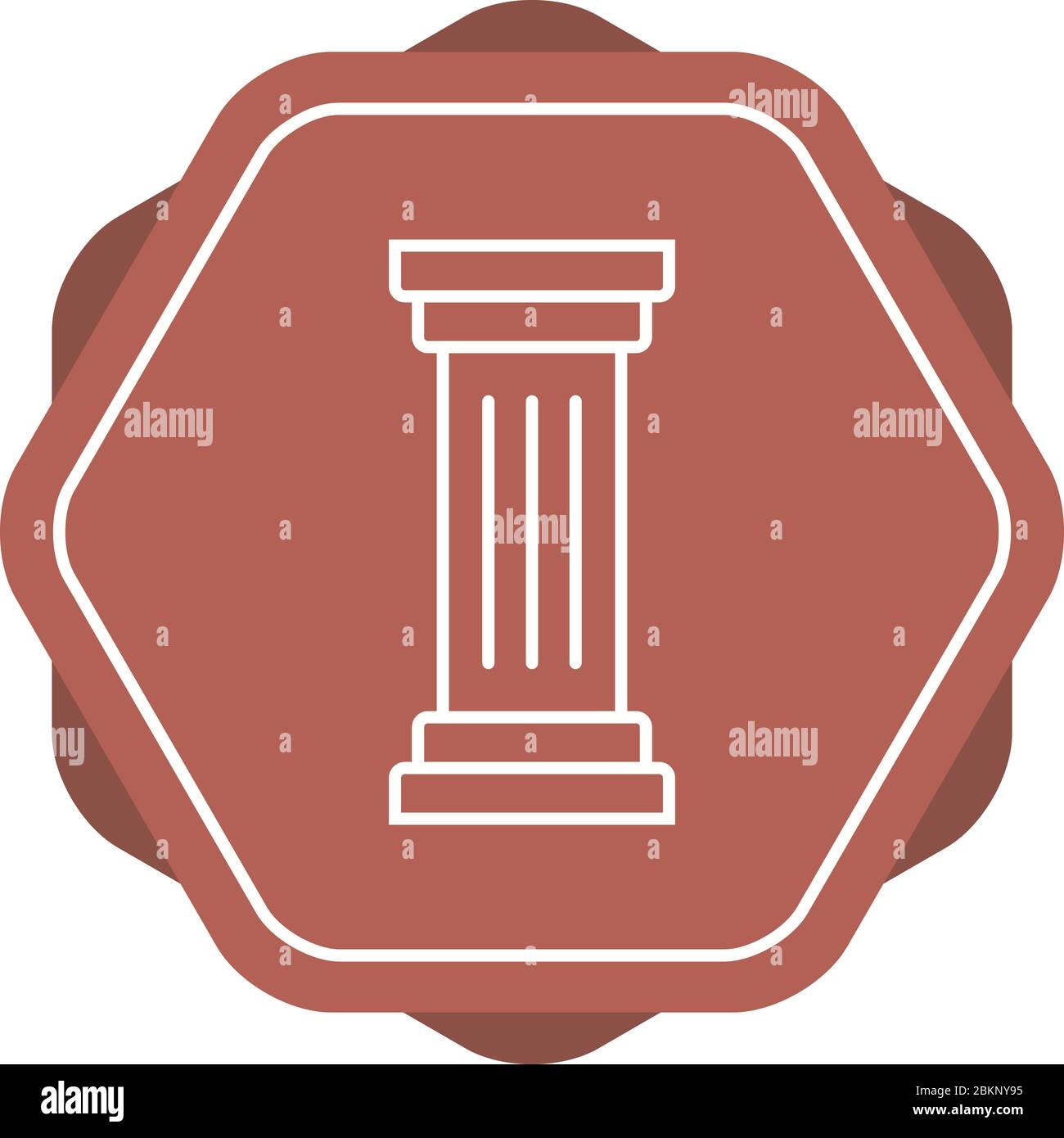Iconic column Stock Vector Images - Alamy