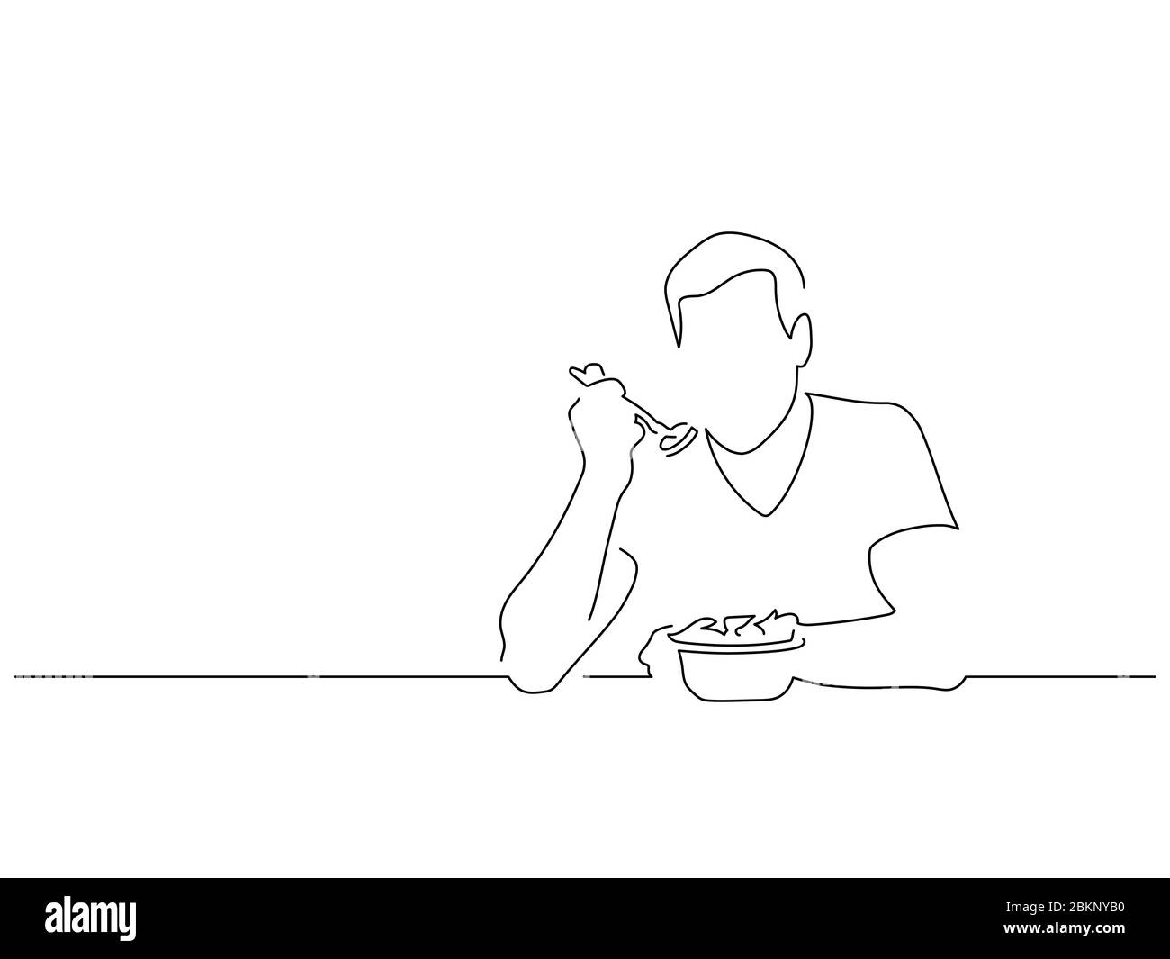 Asian person eating chocolate Stock Vector Images - Alamy